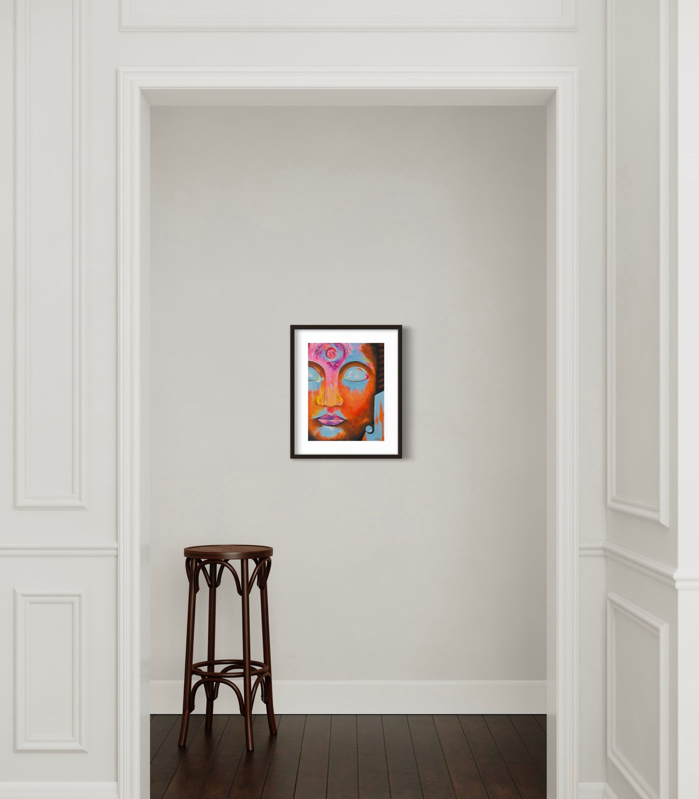 Transcendence in Color: Buddha Painting – NavKalaGallery