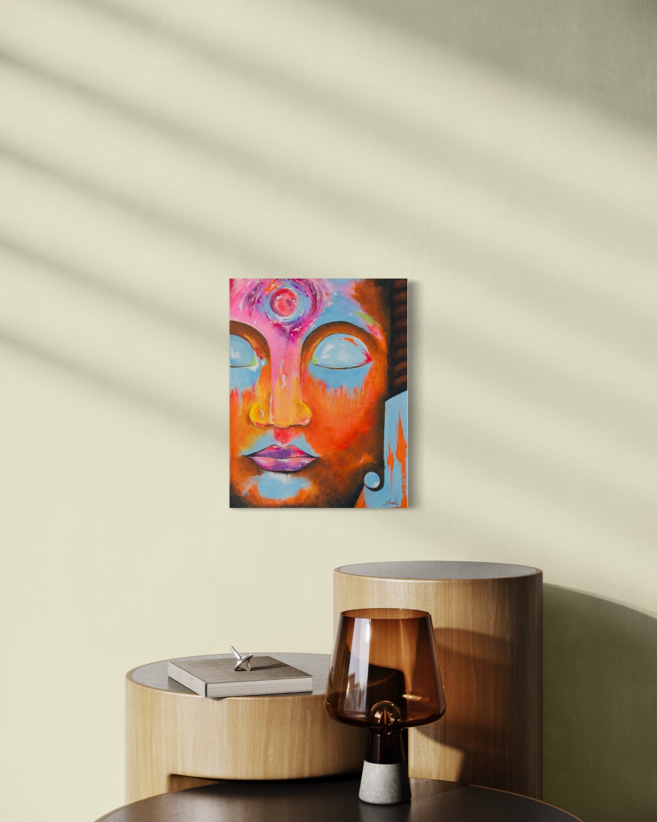 Transcendence in Color: Buddha Painting – NavKalaGallery